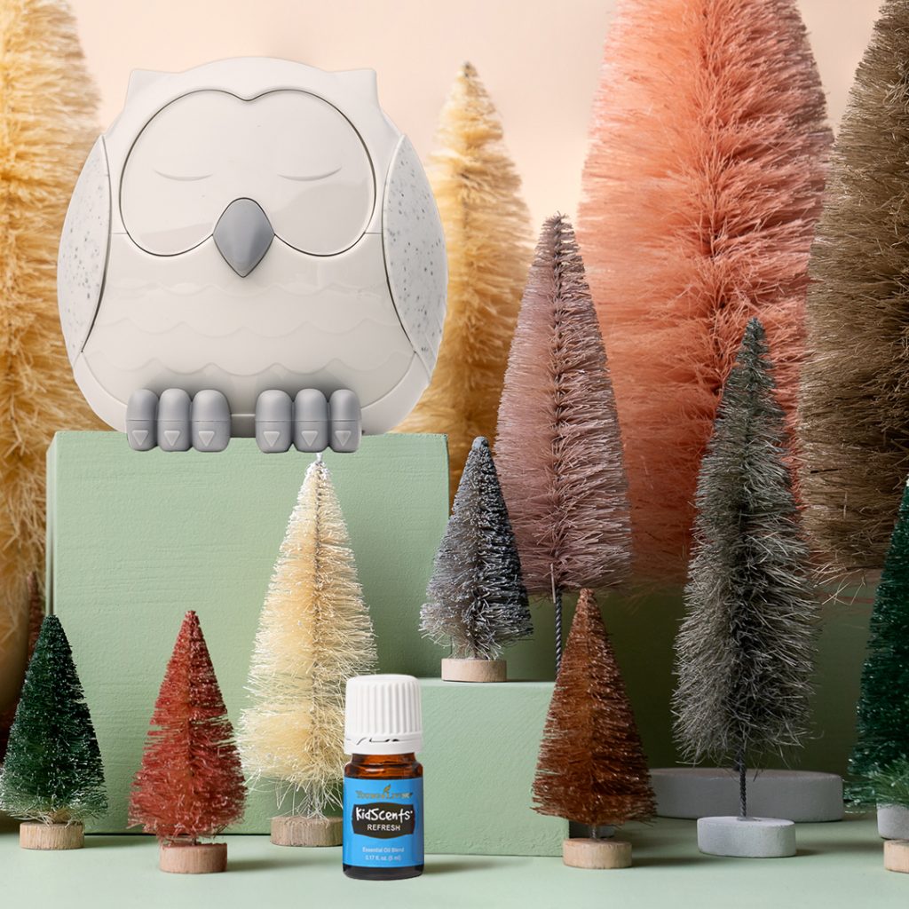 Snowy de uil diffuser nu met gratis flesje 5 ml Kidscents Refresh ...